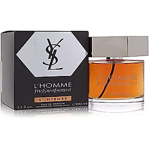 Yves Saint Laurent L'homme Intense for Men Eau De Parfum Spray, 3.3 Fluid Ounce