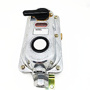 RV Propane Regulator 2 Stage Auto Changeover Propane Regulator with hose, Dual Propane Tank Regulator for RV Trailers Camper