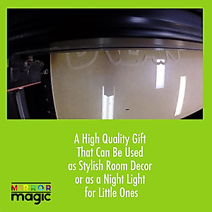Mirror Magic Store DJ Board Personalized Night Light Lamps with Remote, Custom Gift Engraved with Your Name, Text, Logo, or Message, Customized LED Light Display, 16 Colors, 4 Light Modes, USB/Battery