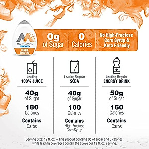 MiO Vitamins Orange Tangerine Liquid Water Enhancer Drink Mix, 1.62 fl oz Bottle, As seen on TikTok