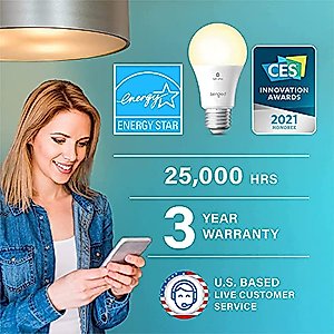 Sengled Smart Light Bulbs, Alexa Light Bulb Bluetooth Mesh, Smart Bulbs That Work with Alexa Only, Dimmable LED Bulb E26 A19, 60W Equivalent Soft White 800LM, High CRI, High Brightness, 10 Pack