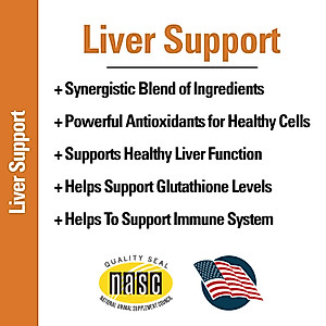 Vet Classics Liver Support Pet Health Supplement for Dogs, Cats – Liver Functions – B-Vitamins, Glutathione, Milk Thistle – Soft Tablets, Chews – 120 Soft Chews