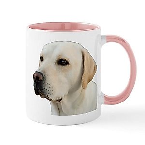 CafePress Yellow Lab Head Mug Ceramic Coffee Mug, Tea Cup 11 oz