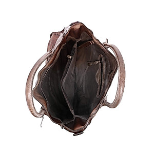 BedStu Rockaway Satchel GreyBrownBlackTie Dye