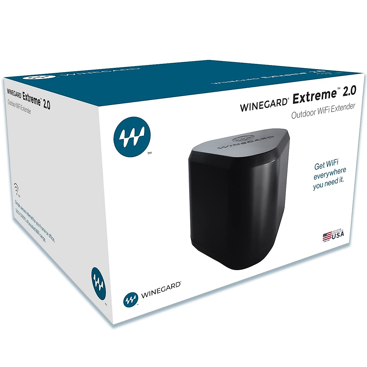 Winegard Extreme 2.0 High-Performance Wireless-AC Access Point and Outdoor WiFi Extender 2.4/5 GHz