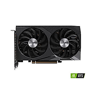 Gigabyte GeForce RTX 3060 WINDFORCE OC 12G Graphics Card, 2X WINDFORCE Fans, 12GB 192-bit GDDR6, GV-N3060WF2OC-12GD Video Card