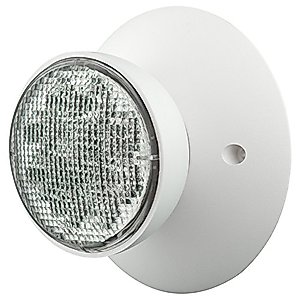 HUBBELL CIRS Emergency Light, Single Head, White
