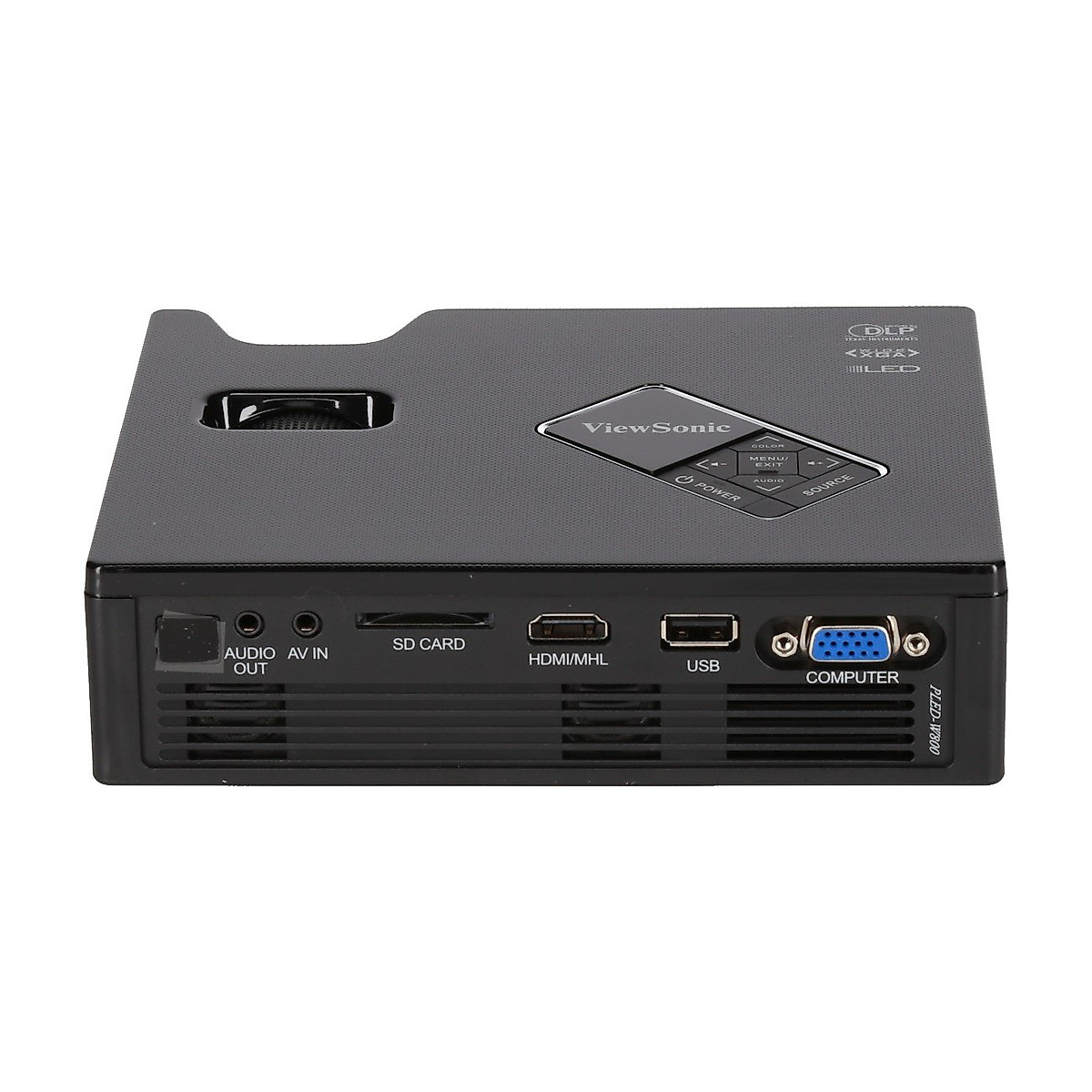 ViewSonic PLED-W800 WXGA HDMI LED Ultra-Portable Mini Projector