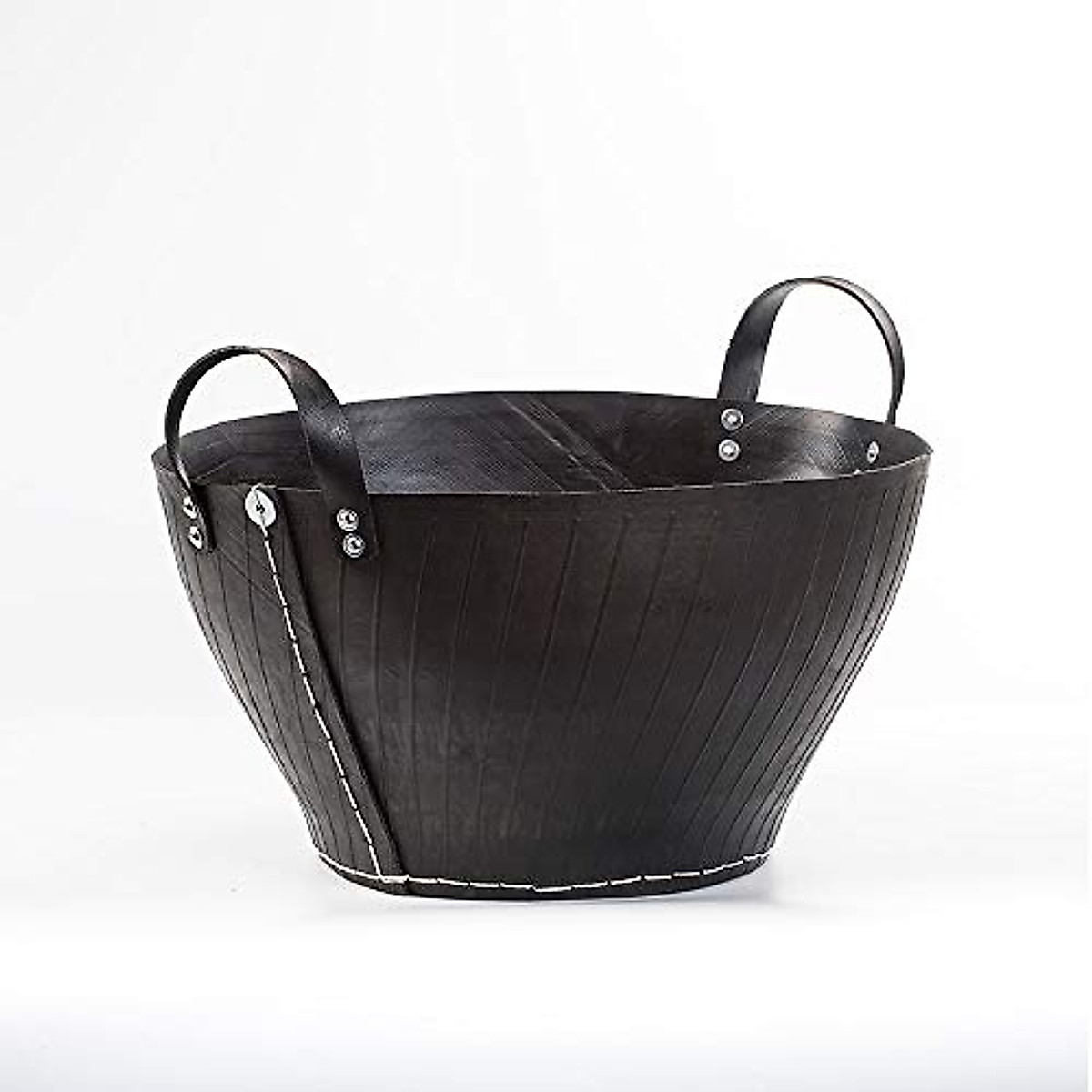 Infora Classic Recycled Rubber Basket, for Wood Logs, Shoes or Blankets