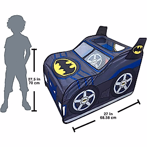 Batman Batmobile Pop Up Tent – Large Indoor Playhouse for Kids | Folds for Easy Storage with Carrying Bag Included | Amazon Exclusive – Sunny Days Entertainment
