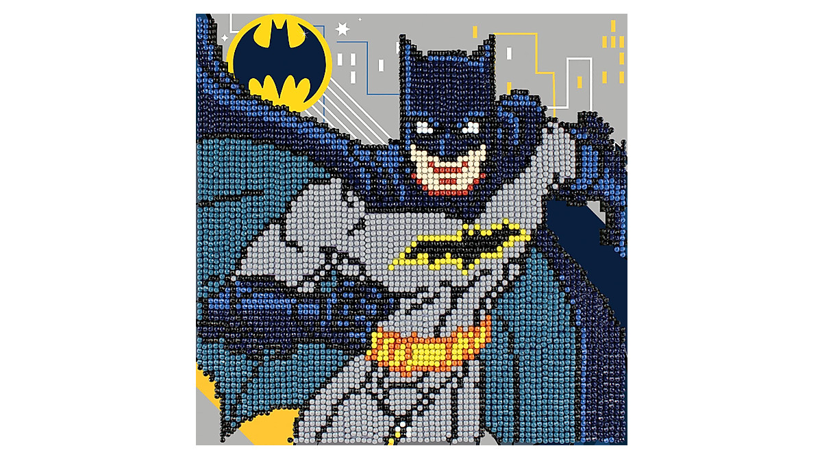 Diamond Dot Art Kit Young Batman by Camelot - Fun DC Superhero Craft
