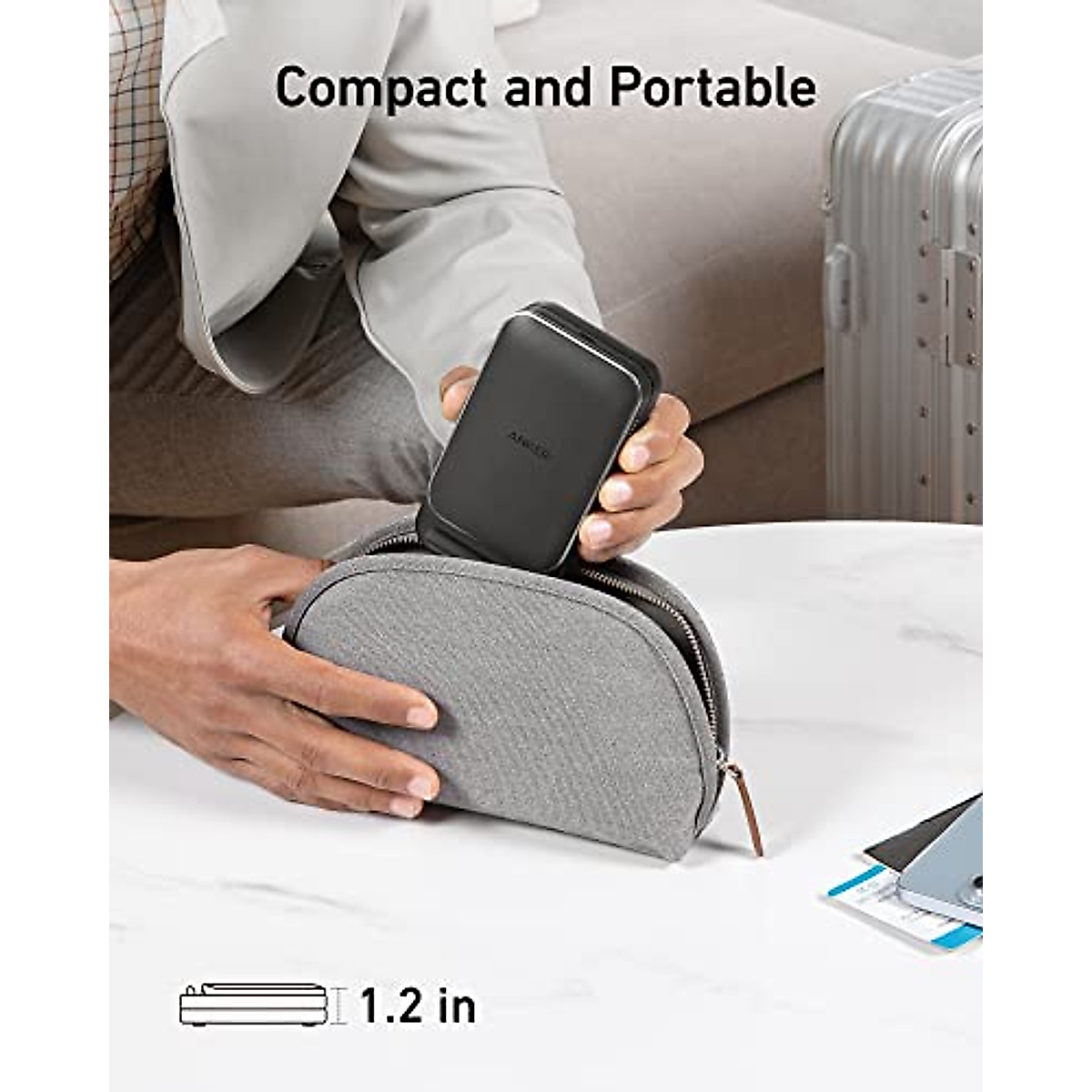 Anker Wireless Charging Station, 533 Wireless Charger (3-in-1 Stand) for iPhone 13, 13 Pro, Samsung, AirPods Pro, Apple Watch 1-6 (Only Compatible with Original 3.3ft Watch Cable, Not Included)