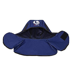 YESWELDER Blue Welding Hood with Neck Shoulder Drape - Welding Caps