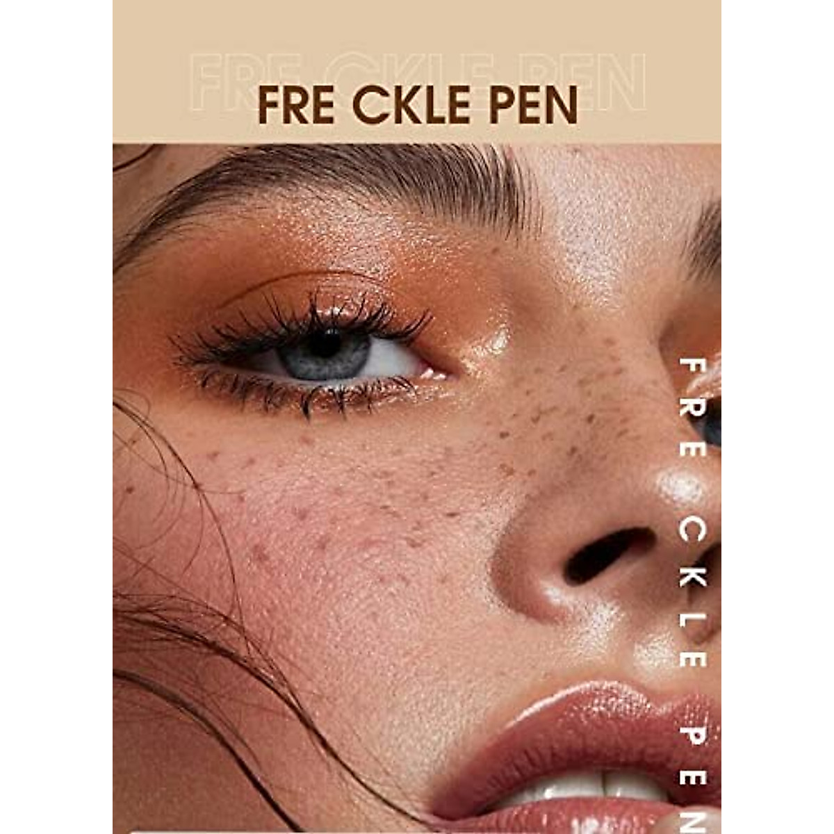 Freckle Pen,2 Colors Natural Lifelike Fake Freckles Makeup Pen,Magic Freckle Color Makeup Tool(Dark Brown+Light Brown)