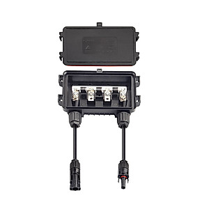MagiDeal Solar Junction Box PV Connector with 3 Diodes for Solar Panel 100-180W 6A