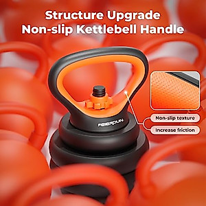 FEIERDUN Adjustable Dumbbells, 50lbs Free Weight Set with Connector, 4 in1 Dumbbells Set Used as Barbell, Kettlebells, Push up Stand, Fitness Exercises for Home Gym Suitable Men/Women