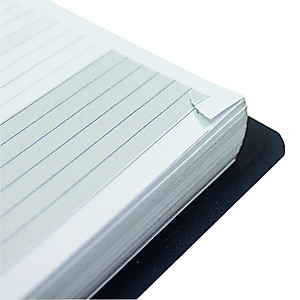 Blueline DuraGlobe Daily Planner, 30-Minute Appointments, 8 x 5, Black Soft Cover, 12-Month (Jan to Dec): 2023