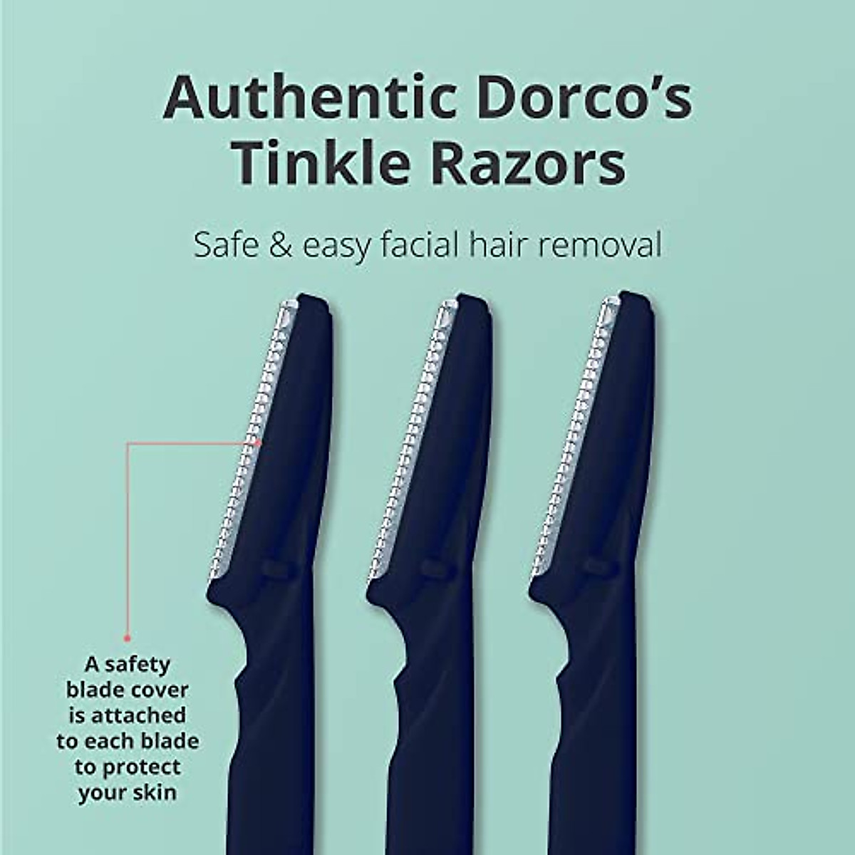 DORCO Line-Up Razor - The Ultimate Men's Grooming Tool for a Smooth and Refined Look (3 blades) Good for Valentine Gift