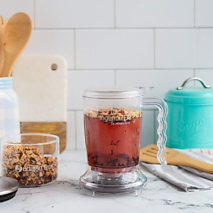 Adagio Teas ingenuiTEA Bottom-Dispensing Teapot,clear,16 oz