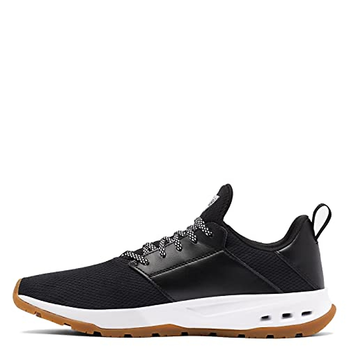 Columbia Mens Tamiami PFG Boat Shoe, Black/White, 10 US