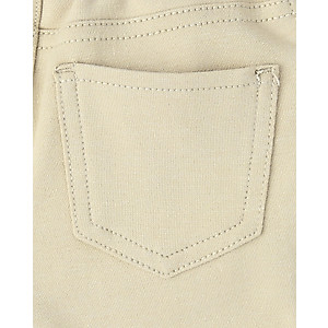 The Children's Place baby girls And Toddler Ponte Pull on Jeggings Jeans, Sandy 2 Pack, 5T US