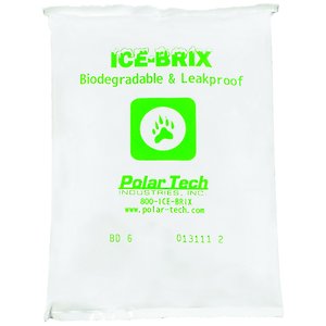 BOX USA BIBB6 Ice-Brix Packs, 6 oz., 5 1/2" x 4" x 3/4", White (Pack of 96)
