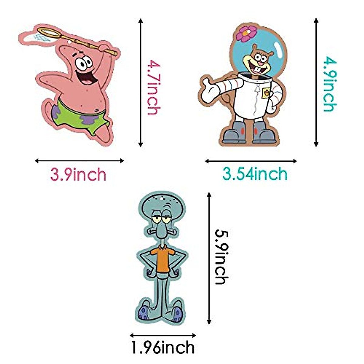 Spongebob Squarepants Birthday Party Supplies Decorations,31PCS Spongebob Squarepants Hanging Swirl Decorations with Spongebob Squarepants Banner