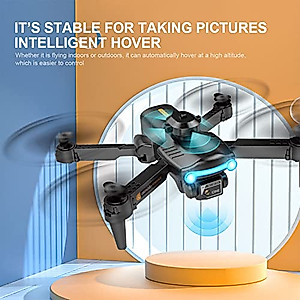Mini Drone 1080P HD FPV Drone Foldable Drone with Camera, 2.4GHz WiFi Quadcopters with Control, Gravity Control, Rolling 360°, Smart Obstacle Avoidance, Gifts for Adults & Kids