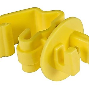 Zareba ITY-Z Standard Snug-fitting T-Post Insulator, 25 per Bag, Yelllow