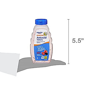 Ultra Strength Antacid Assorted Berries Chewable Tablets, 1000 mg, 72 Count, Pack of 2