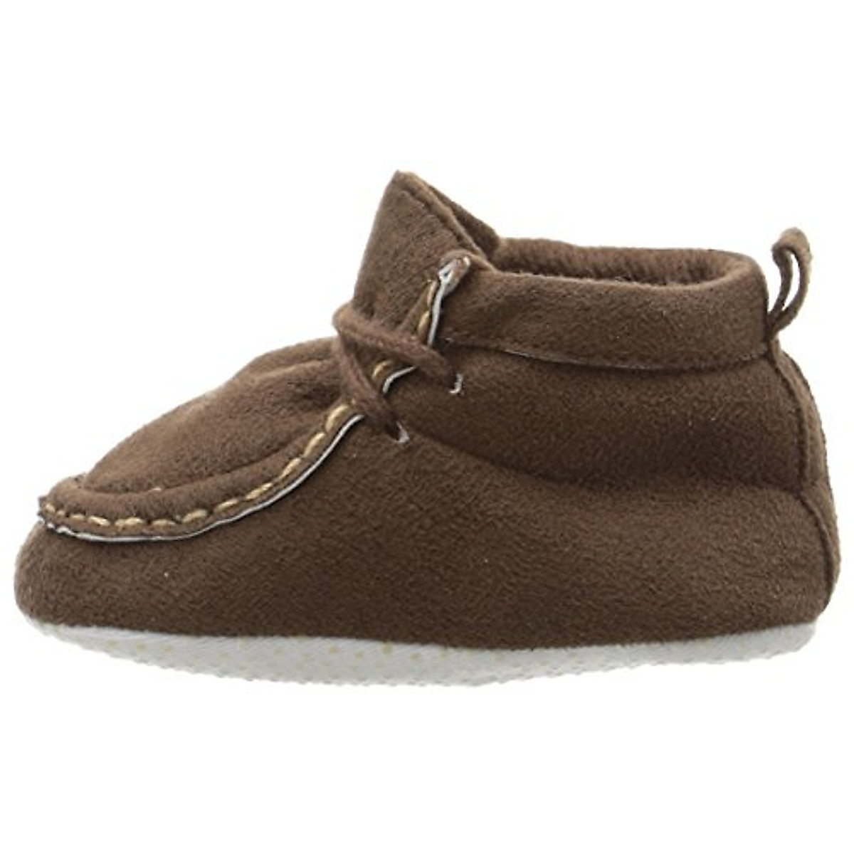 Luvable Friends Unisex Baby Crib Shoes, Brown Wallabee, 0-6 Months