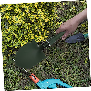 CLISPEED 3 Sets Snow Shovel Tri- Fold Handle Shovel Weeding Shovel Spade Shovel Soil Trowel Multipurpose Tool Pointed Garden Trowel Flower Shovel Beach Shovel Snow Removal Stainless Steel