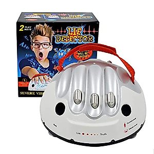 Micro Electric Shock Lie Detector, Shocking Liar Party Game Interesting True or Dare Game Lie Detector Joke Toys Polygraph Entertainment Shock Game,The Best Gift for Truth Game Toys