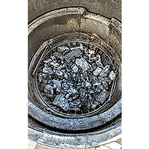 only fire #8537 Charcoal Ash Basket, Stainless Steel Charcoal Holder with Handles, Grilling Accessories, Fits Kamado Joe Classic