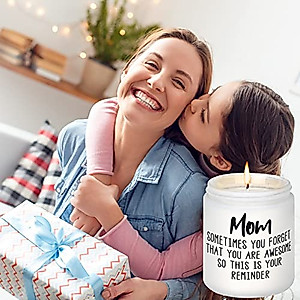 Mothers Day Gifts for Mom from Daughter Son, Birthday Gifts for Mom, Funny Relaxing Inspirational Gifts for Mom, Lavender Scented Candles 7oz