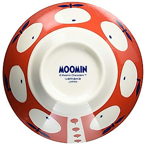 Yamaka Shoten MOOMIN MM032-312 Rice Bowl, Little My, Made in Japan, Red, 9.5 fl oz (280 ml)