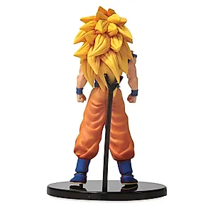 Banpresto DBZ Dragon Ball Heroes DXF Vol. 1 with Card 6.5" Super Saiyan 3 Son Goku Action Figure
