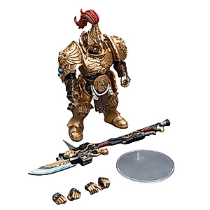 HiPlay JoyToy Warhammer 40K Collectible Figure: Adeptus Custodes Custodian Guard with Guardian Spear 1:18 Scale Action Figures JT7806 (Guard with Guardian Spear)