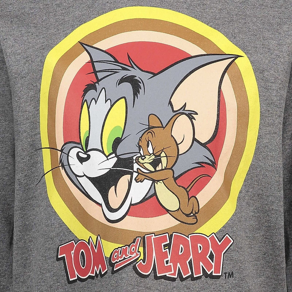 Warner Bros. Tom and Jerry Big Boys 2 Pack Long Sleeve Graphic T-Shirt 10-12 Multicolored