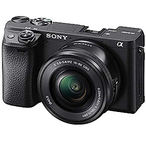 Sony a6400 4K Mirrorless Camera ILCE-6400L/B (Black) with 16-50mm f/3.5-5.6 and 55-210mm F4.5-6.3 2 Lens Kit and 0.43x Wide Angle + 2.2X Telephoto + Deco Gear Extra Battery Remote & Flash Bundle