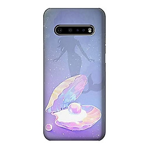 R3823 Beauty Pearl Mermaid Case Cover for LG V60 ThinQ 5G