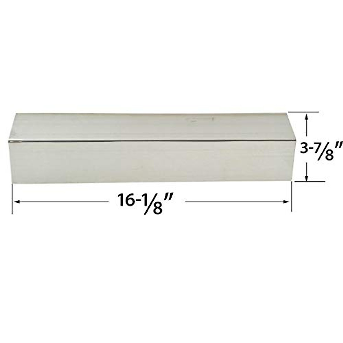 Replacement Stainless Steel Heat Shield for Kenmore 119.16433010, Perfect Flame SLG2007A, 61701, 2518SL-LPG, SLG2006C and BBQTEK GSF2818K, GSF2818KL, GSF2818KS Gas Grill Models