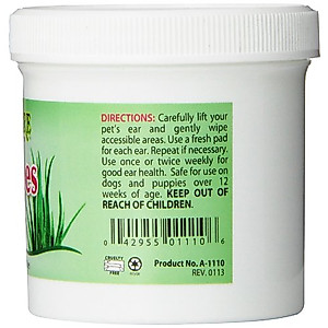 PPP Pet Aroma Care 100 Count Ear Wipes