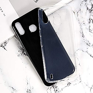 Infinix Smart 4 X653C Case, Scratch Resistant Soft TPU Back Cover Shockproof Silicone Gel Rubber Bumper Anti-Fingerprints Full-Body Protective Case Cover for Infinix Smart 4C X653C (Transparent)