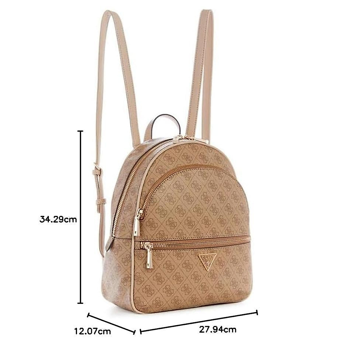 GUESS Manhattan Large Backpack, Latte Logo