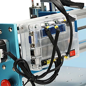 Genmitsu 3018-PROVer V2 Upgraded Desktop CNC Router Machine with GRBL Offline Control, Limit Switches & Emergency-Stop, XYZ Effective Working Area 284 x 180 x 40mm (11.2 x 7.1 x 1.6 inches)