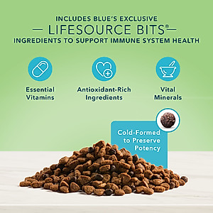 Blue Buffalo True Solutions Perfect Skin & Coat Natural Adult Dry Dog Food, Salmon 4-lb