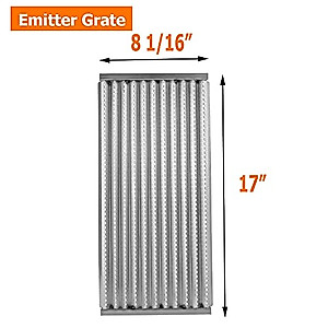 BBQ Future G466-2400-W1 Grill Grate Replacement Parts, 17" Cooking Infrared Emitter for Charbroil 3-Burner Commercial Signature TRU-Infrared Grill 463355220,463242516, 463243016, 463243016, 463246018