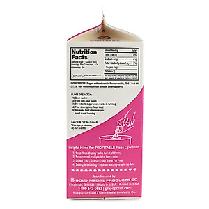 Gold Medal Variety Candy Flossugar (Blue Raspberry and Pink Vanilla) , 52 oz - 1/2 Gallon, 2 Pack