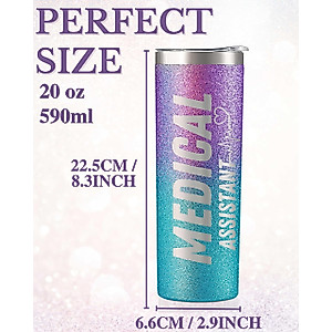 Onebttl Medical Assistant Gifts for Wowen, Gifts for Medical Assistant on Medical Assistant Week, Birthday and Christmas, 20oz Insulated Stainless Steel Tumbler - Medical Assistant